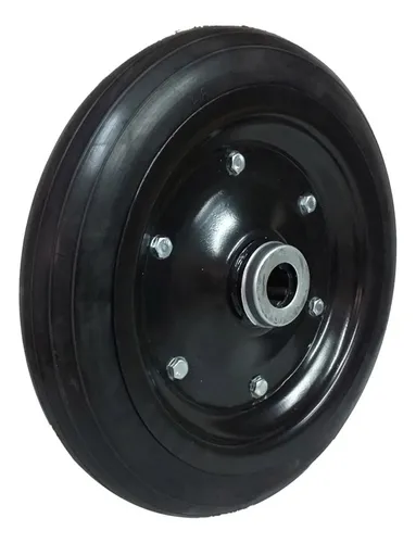 Roda De Chapa Estampada 12' Pneu Maciço P/ Carrinho Armazém | Frete grátis Roda De Chapa Estampada 12' Pneu Maciço P/ Carrinho Armazém | Frete grátis