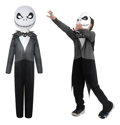 Disfraz De Jack Skellington Para Niños Halloween O Cualquier Ocasión