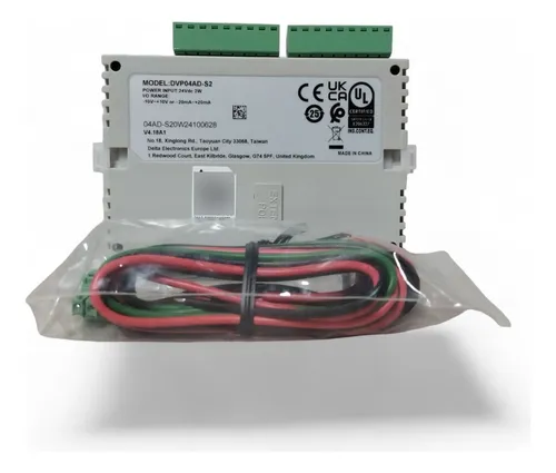 Dvp04ad-s2 Módulo De Expansão Delta 4 Entradas Analógicas | Frete grátis