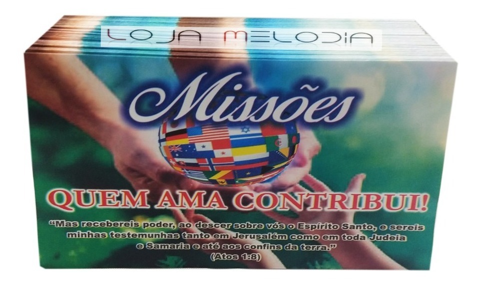 Envelope Para Campanha Missões Pacote C 100 Unidades Mercadolivre