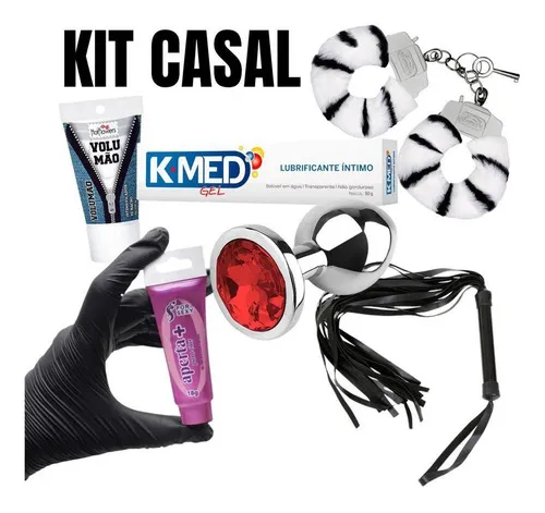Kit De Sex Shop Para Parejas Gel Lubricante Esposas Y Tapón Anal Mercadolibre