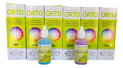 Kit 6 Unid. Resina Acrílica Orto 80 Gr + 2 Unid. Concentrado ... Kit 6 Unid. Resina Acrílica Orto 80 Gr + 2 Unid. Concentrado ...