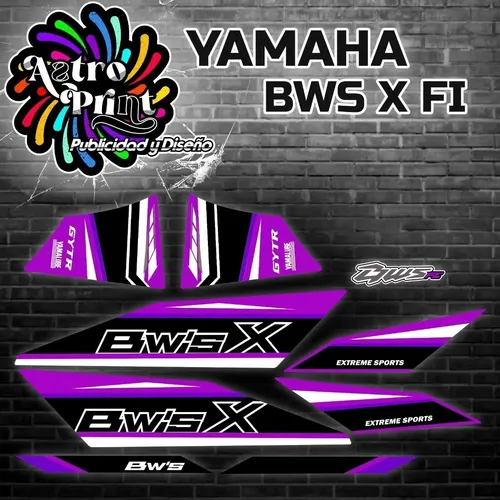 Kit De Calcomanias Yamaha Bws 125 Fi 2021 | Cuotas sin interés