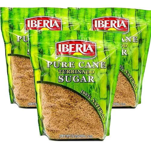 Azúcar Turbinado Crudo De Caña Pura Iberia, 2 Libras (paquet | Envío gratis