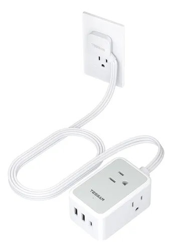 Extension Electrica Plano Tessan Regleta Multicontacto Usb Meses Sin