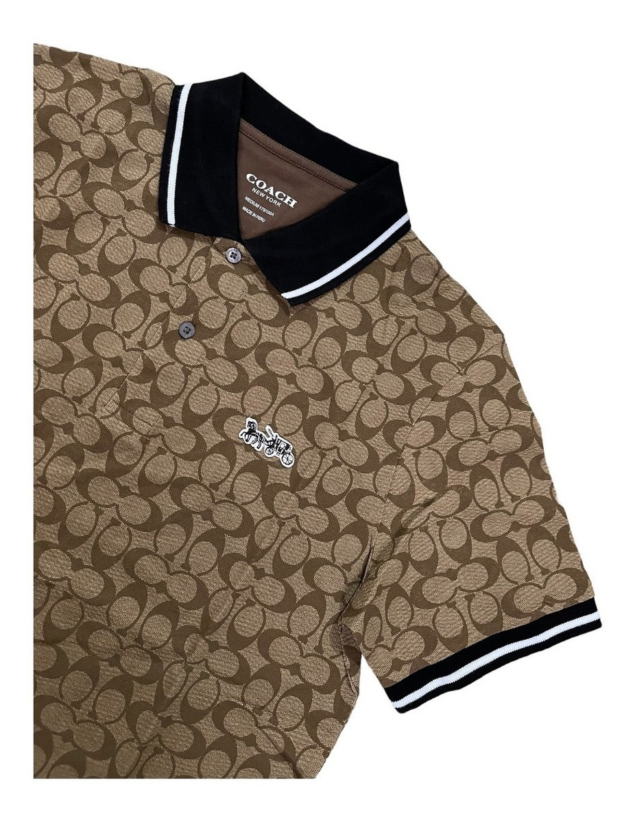Playera Tipo Polo Coach Original Meses Sin Intereses