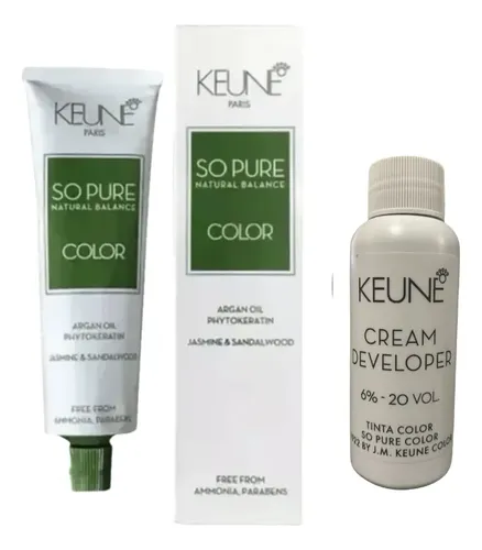 Kit So Pure Color Keune Tinta Escolher Cor + Oxig 20vol 60ml | Frete grátis