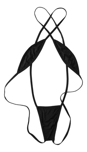 Mujeres Sexy Sling Mini Bikini Trajes De Baño De Una Pieza Envío Gratis