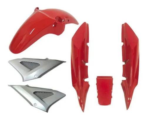 Carenagem Paralama Rabeta E Tampa Cbx250 Twister 2001 A 2008 Frete Grátis