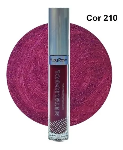 Lápiz labial líquido metálico Ruby Rose 210 | MercadoLibre Lápiz labial líquido metálico Ruby Rose 210 | MercadoLibre