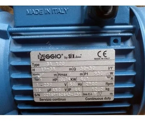 Bomba Centrifuga Aspiración Profunda Reggio Sa 100 1hp 220v en venta en ... Bomba Centrifuga Aspiración Profunda Reggio Sa 100 1hp 220v en venta en ...
