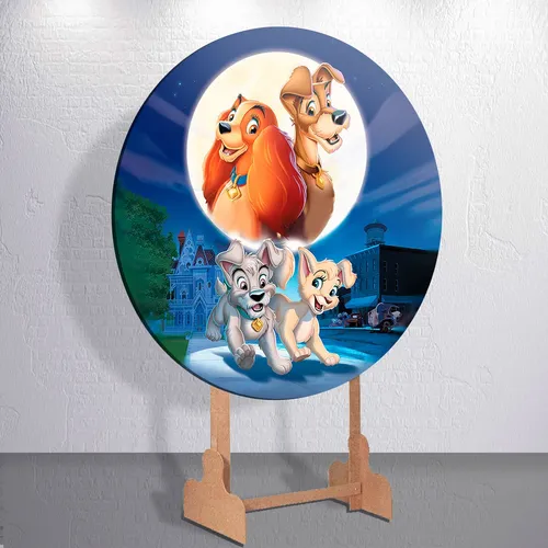 Painel De Festa 1,5x1,5 A Dama E O Vagabundo 3d Redondo | MercadoLivre Painel De Festa 1,5x1,5 A Dama E O Vagabundo 3d Redondo | MercadoLivre