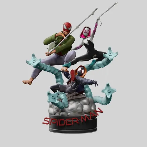 Spiderman Multiverso Archivo Stl Obj Para Impresion 3d en venta en San ... Spiderman Multiverso Archivo Stl Obj Para Impresion 3d en venta en San ...