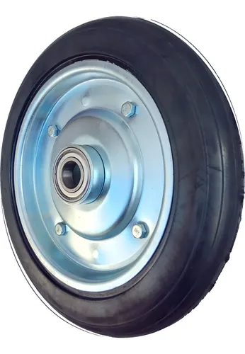 Roda Chapa Zincada 12' (30cm) Pneu Maciço Rol. Esferah 25mm ... Roda Chapa Zincada 12' (30cm) Pneu Maciço Rol. Esferah 25mm ...