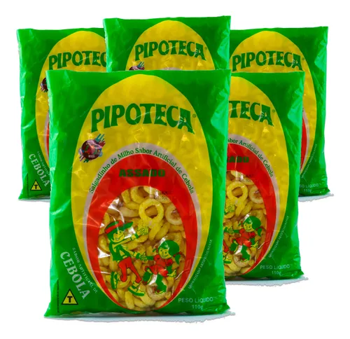 10x Pipoteca 110 Gramas Salgadinho De Milho Sabor Cebola | MercadoLivre