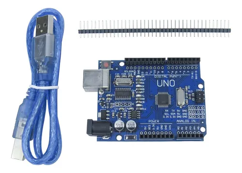 Placa Compatível C Arduino Uno Atmega328 Smd Cabo Usb Mercadolivre