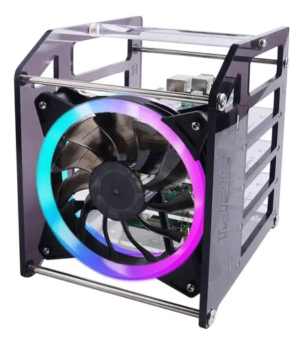 Geeekpi Raspberry Pi Cluster Case, Raspberry Pi Rack Case Ap | Envío gratis Geeekpi Raspberry Pi Cluster Case, Raspberry Pi Rack Case Ap | Envío gratis