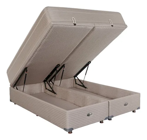 Sommier Baulera Roomy Y Colchon Espuma Multix 180x200 King Sommier Baulera Roomy Y Colchon Espuma Multix 180x200 King