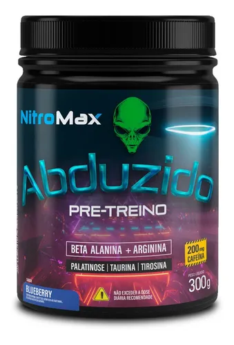 Novo Pré-treino Abduzido 300g Nitromax | Parcelamento sem juros Novo Pré-treino Abduzido 300g Nitromax | Parcelamento sem juros