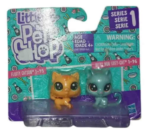 Littlest Pet Shop Fluffy Catson Y Kitty Grey | Envío gratis