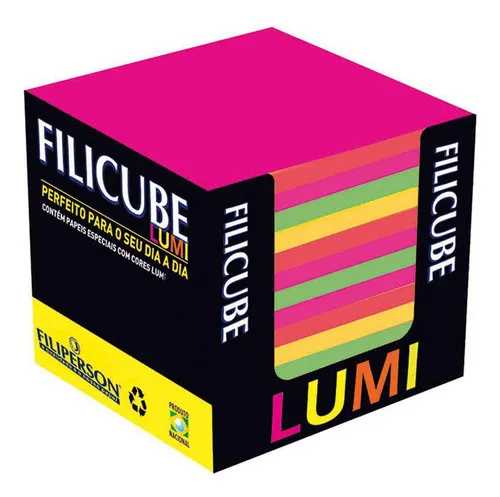 Filicube Lumi Colored 85 G 86 Mm X 86 Mm X 80 Mm 700 Hojas