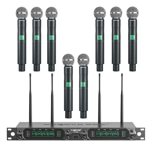 Sistema de microfone sem fio Phenyx Pro, 8 canais | Parcelamento sem juros Sistema de microfone sem fio Phenyx Pro, 8 canais | Parcelamento sem juros