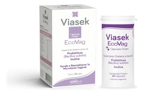 Viasek Ecovag Probioticos Restablece Microbiota 30 Caps Sin Sabor ...
