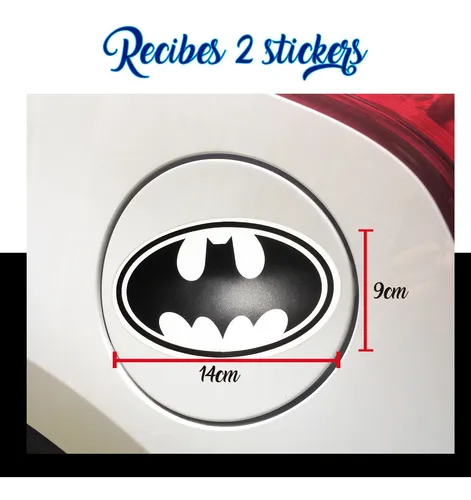 Sticker Para Auto Calcomanía De Logotipo Batman Reflejantes En Venta En