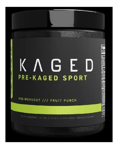 Kaged Pre-Workout Pre-Kaged Sport 272 gr/20 porções com sabor de ponche ...