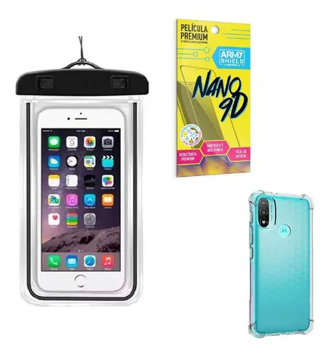 Funda Para Moto E20 Funda Impermeable Y Nanopelícula 9d Mercadolibre