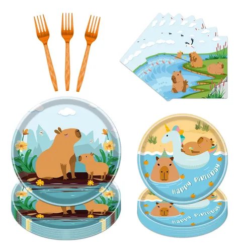 Set De Decoración De Fiesta Rakuto Capybara, Fiesta De Cumpl | Meses sin interés