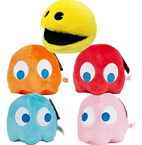 Plush Toy Wjcnpac-man Pacman 15cm Set Of 5 For Kids 3+ Years | MercadoLivre