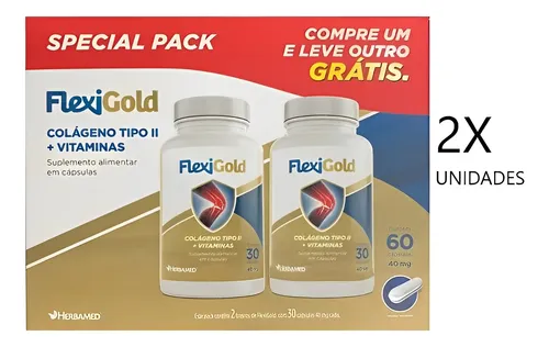Kit 2x Flexigold Special Pack - 2 Caixas 120 Cápsulas Total | MercadoLivre Kit 2x Flexigold Special Pack - 2 Caixas 120 Cápsulas Total | MercadoLivre