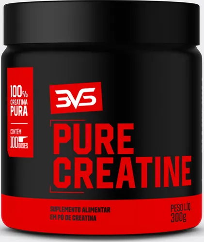 Creatina Monohidratada 300g 100 Pura Com Laudo 3vs Nutrition Frete