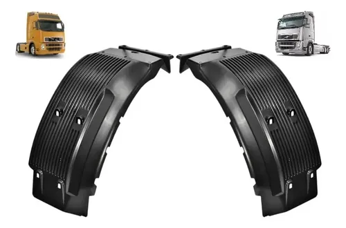 Par Paralama Dianteiro Interno Cabine Volvo Fh Fm 04 Á 2014 ...