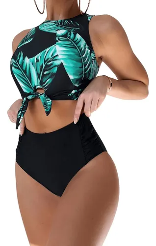 Traje De Baño Para Dama 2 Piezas Bikini Deportivos Mujer Meses Sin