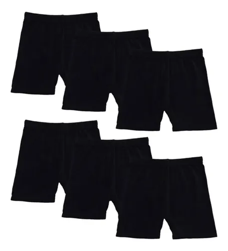 Licra Escolar Para Niña, Short Bóxer Likra 6pz | Envío gratis