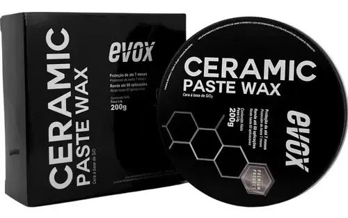 Cera De Sio2 Ceramica Automotiva Paste Wax Evox 200g | MercadoLivre