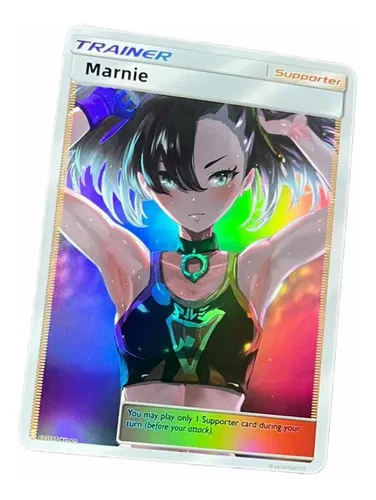 Pokemon Tcg Tarjeta Carta Trainer Marnie 9 De 9 Pokemon Mercadolibre