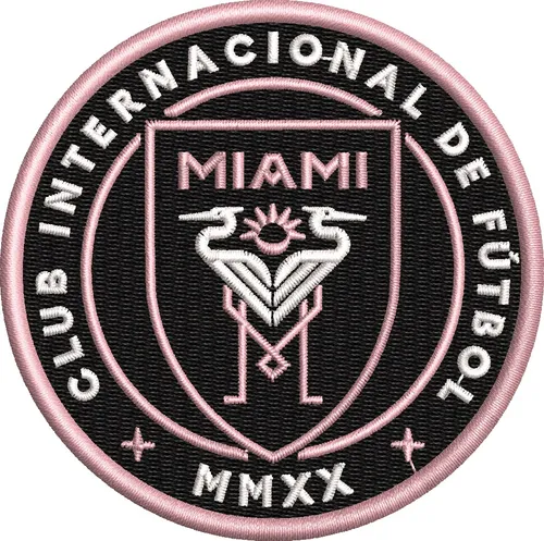 Patch Bordado Inter De Miami 8cm X 8cm | Parcelamento sem juros