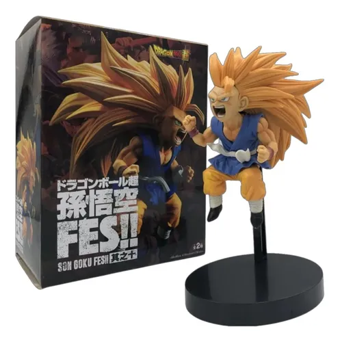 Goku Ssj Fase 3 Dragon Ball Gt Figura Con Caja Coleccionable Meses