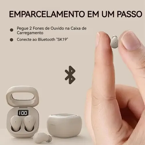 Super Mini Fone Bluetooth Sleep Redução De Ruído | Frete grátis