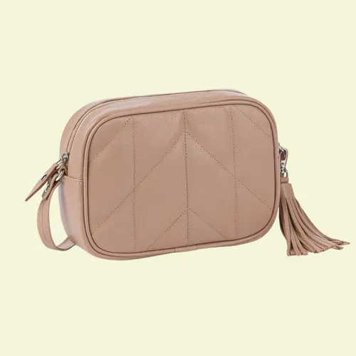 Bolso de hombro de cuero genuino para mujer con correa ajustable, color ... Bolso de hombro de cuero genuino para mujer con correa ajustable, color ...