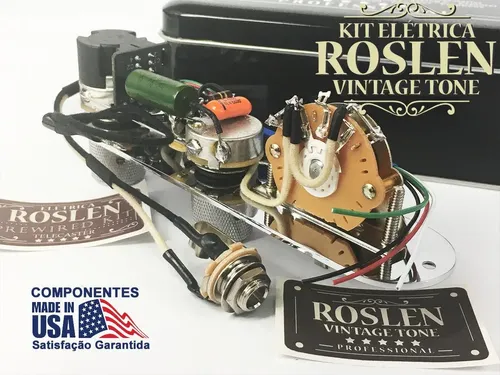 Kit Elétrica Telecaster Ss - Serie/ Paralelo Com Push Pull | Frete grátis
