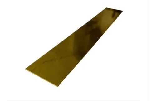 Chapa Barra Chata Latão 1,5mm X 5cm X 20cm | Parcelamento sem juros