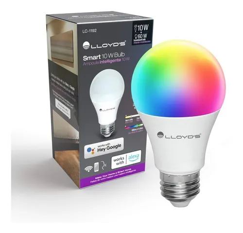Lloyd's Foco Led 60w Wi-fi E26 Rgb Y Luz Blanca | MercadoLibre