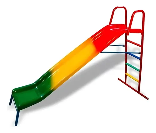 Tobogan Fibra Vidrio Metal 4 Escalones Mediano Katib 3a7 Año Unisex ...
