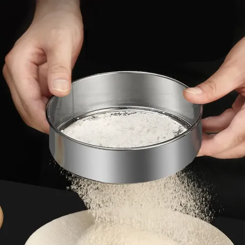 Peneira De Farinha De Aço Inox Para Cozinha | MercadoLivre