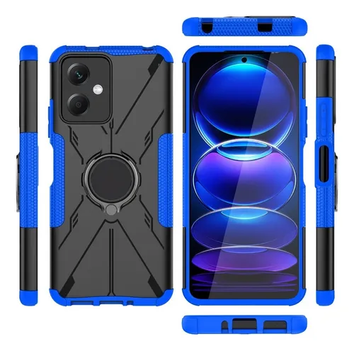 Funda Uso Rudo Para Poco X5 Serie Bear Case Cristal 9d Meses Sin