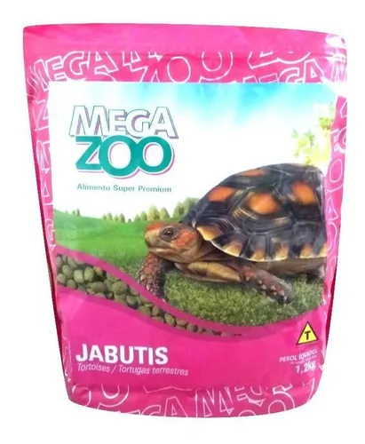 Ração Extrusada Megazoo Jabutis 1,2kg | Frete grátis Ração Extrusada Megazoo Jabutis 1,2kg | Frete grátis